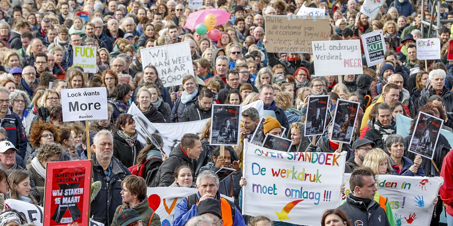 Demonstreer mee voor hogere lonen, ook in het onderwijs | De Algemene ...